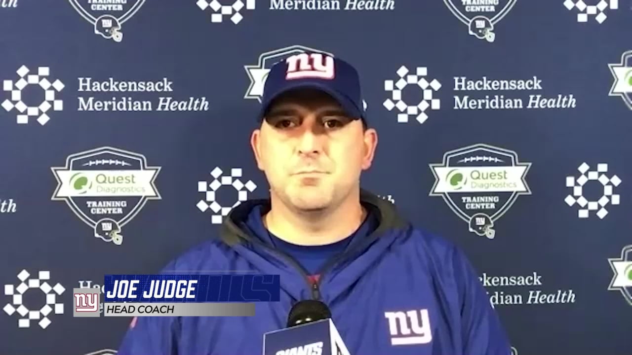 Coach Joe Judge on Daniel Jones: 'That dude stood in there like a man'