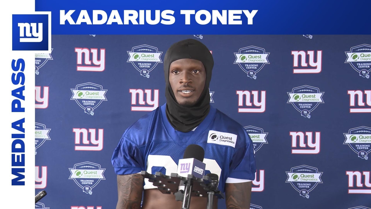 WR Kadarius Toney 'working day by day to get better'