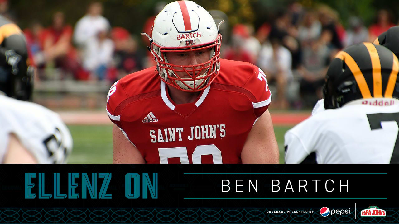 Ellenz on Bartch: "It isn't too big for him"