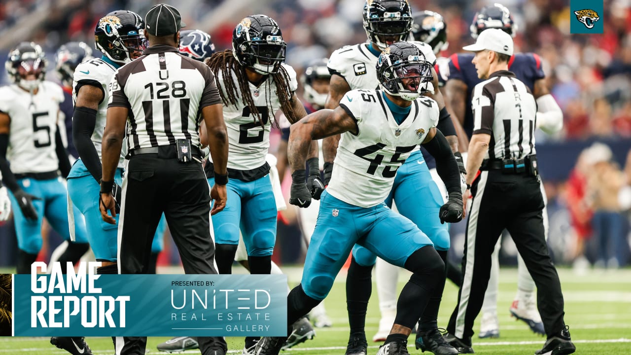 Game report: Jaguars 31, Texans 3