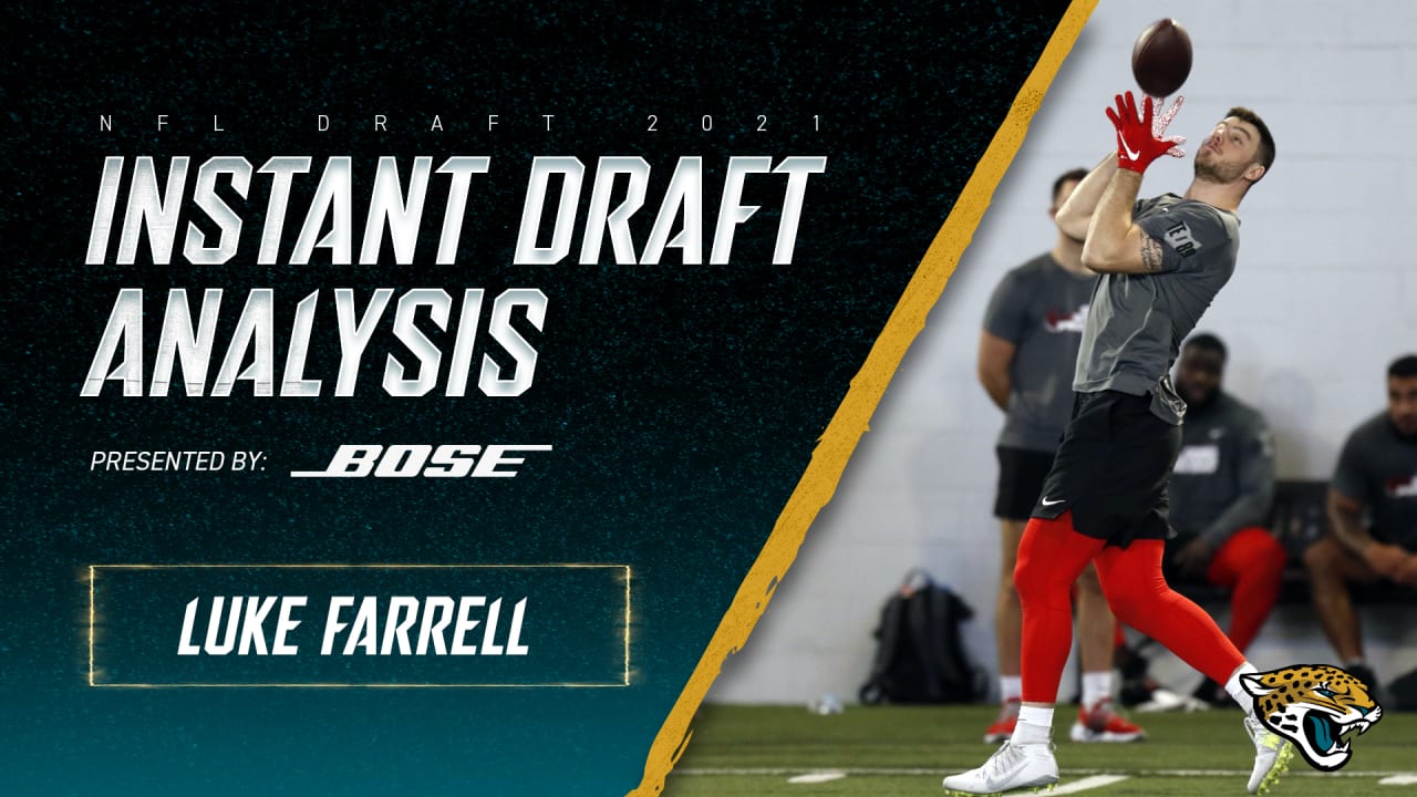 Instant Analysis: Jaguars select TE Luke Farrell