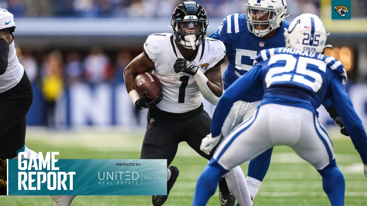 Game report: Colts 34, Jaguars 27