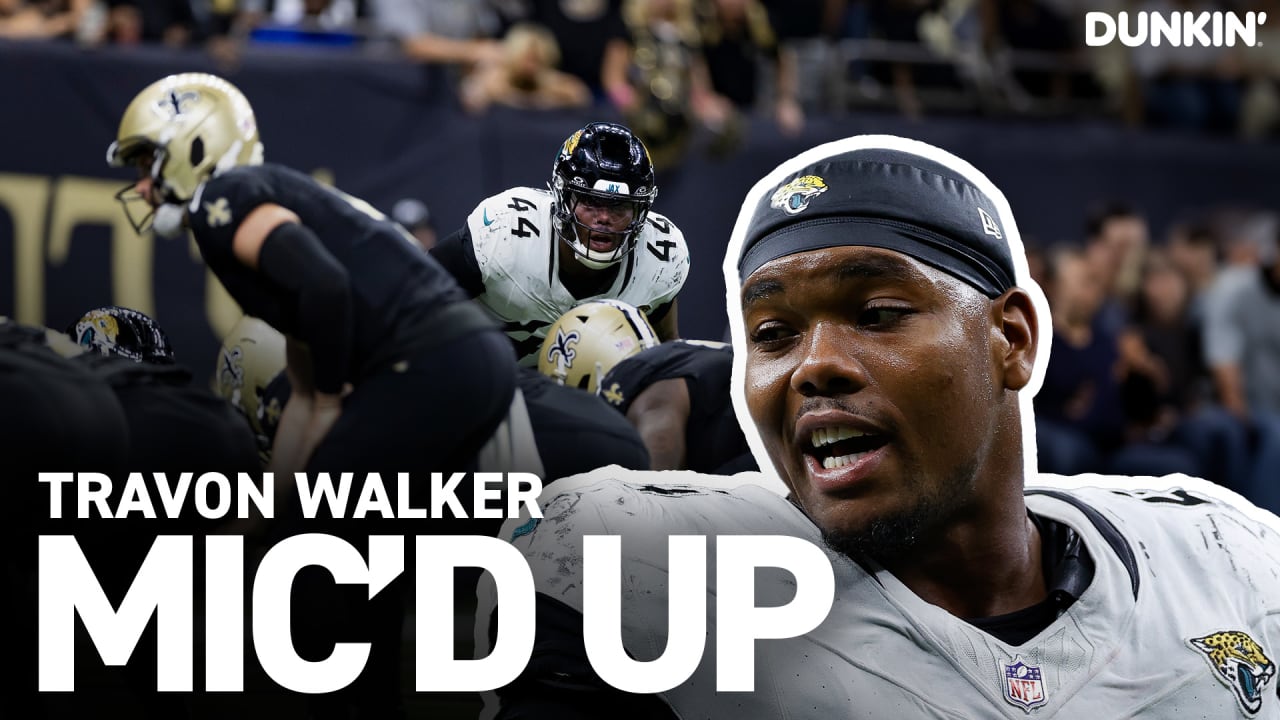 Travon Walker MIC'D UP in Thursday Night Football Win vs. Saints | Jacksonville Jaguars
