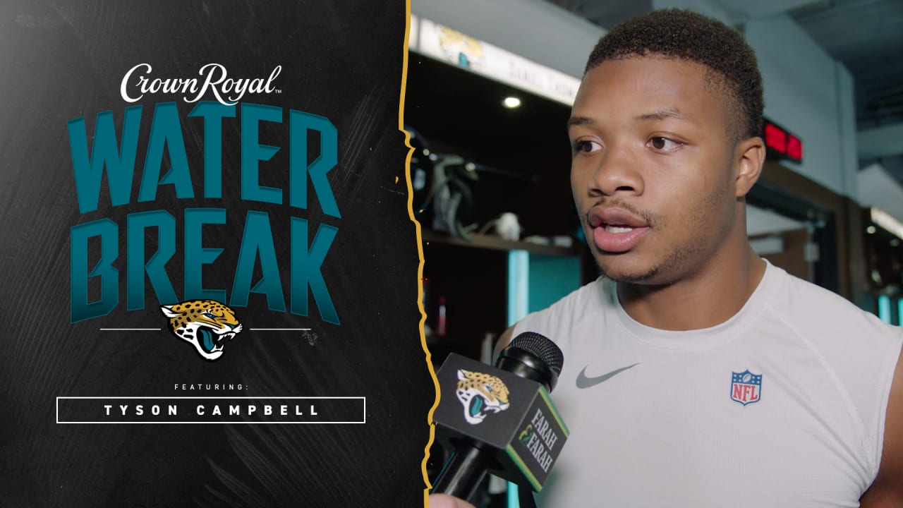 Tyson Campbell on Jaguars defense locking in for week 10 | Crown Royal ...
