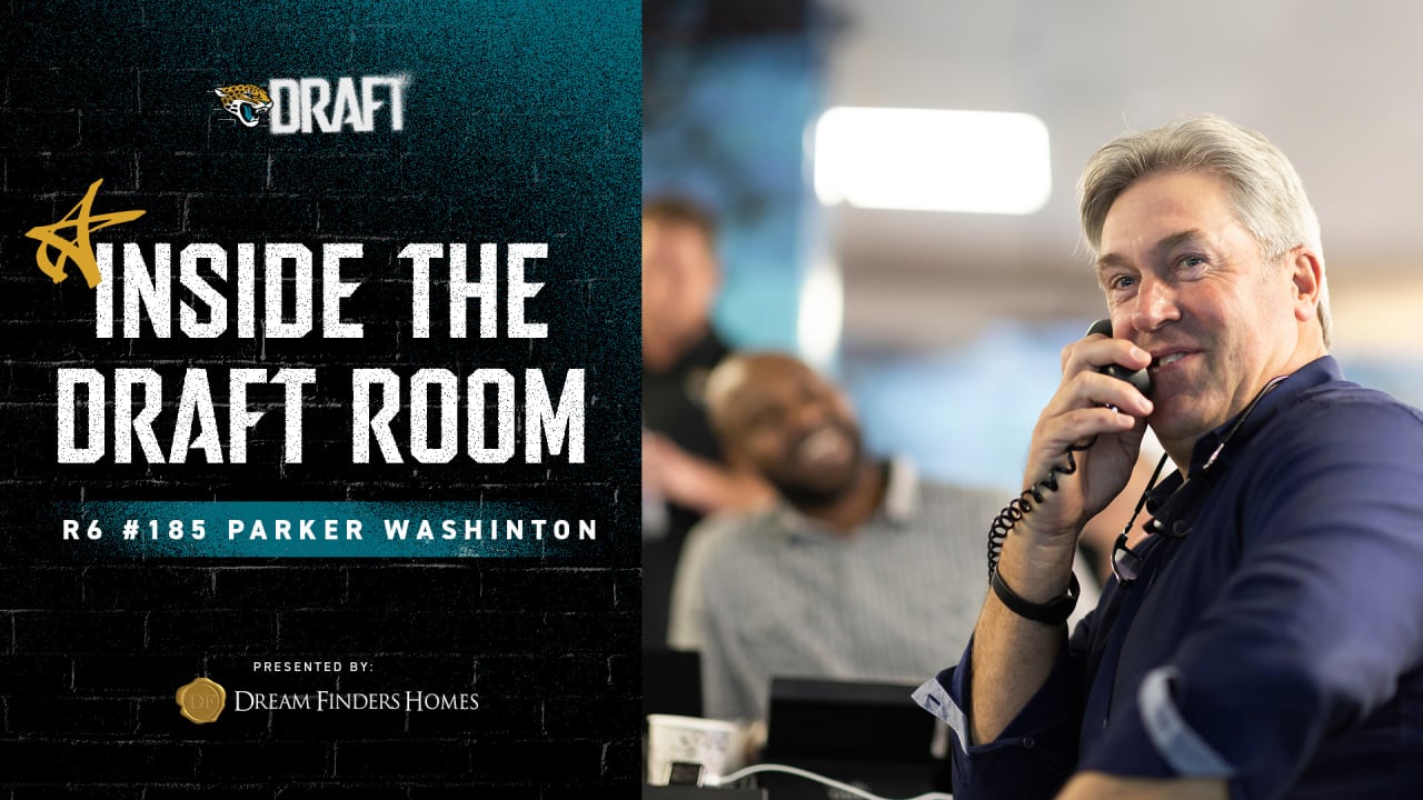 Inside the Draft Room: Parker Washington Gets the Call | 2023 NFL Draft ...