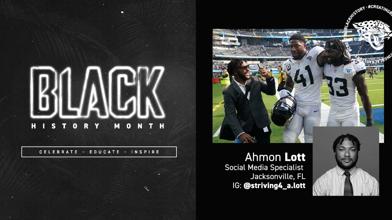 Jaguars Social Media Specialist, Ahmon Lott, shares what it means to be ...