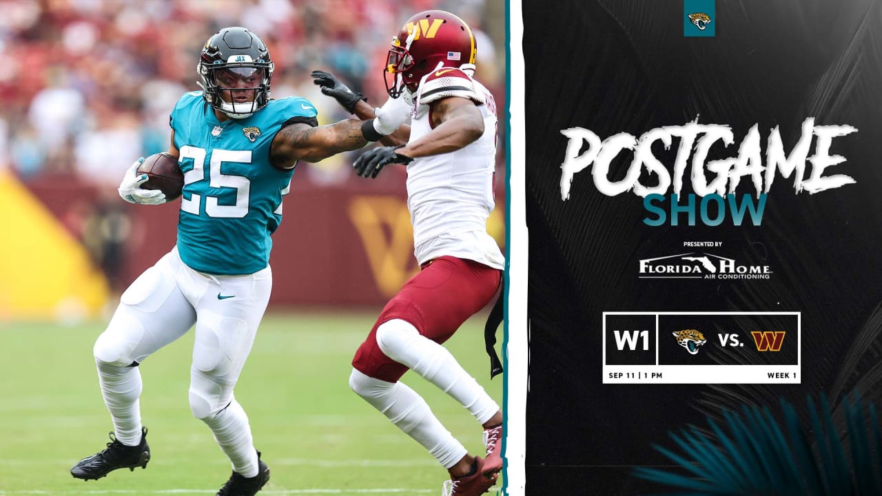 Jacksonville Jaguars (22) vs. Washington Commanders (28) | Postgame ...