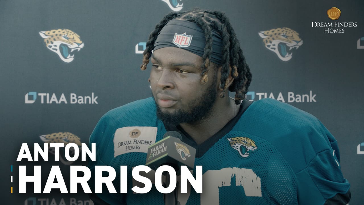 Anton Harrison on First NFL Training Camp | Press Conference ...