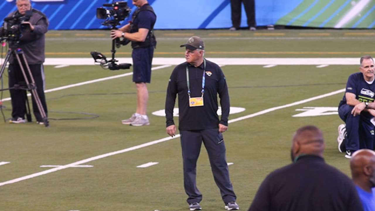 Combine on the Field: OL coach Pat Flaherty