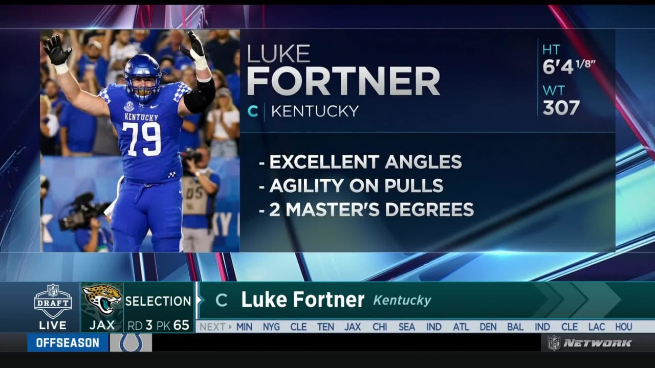 Jaguars select Luke Fortner with No. 65 pick in 2022 draft