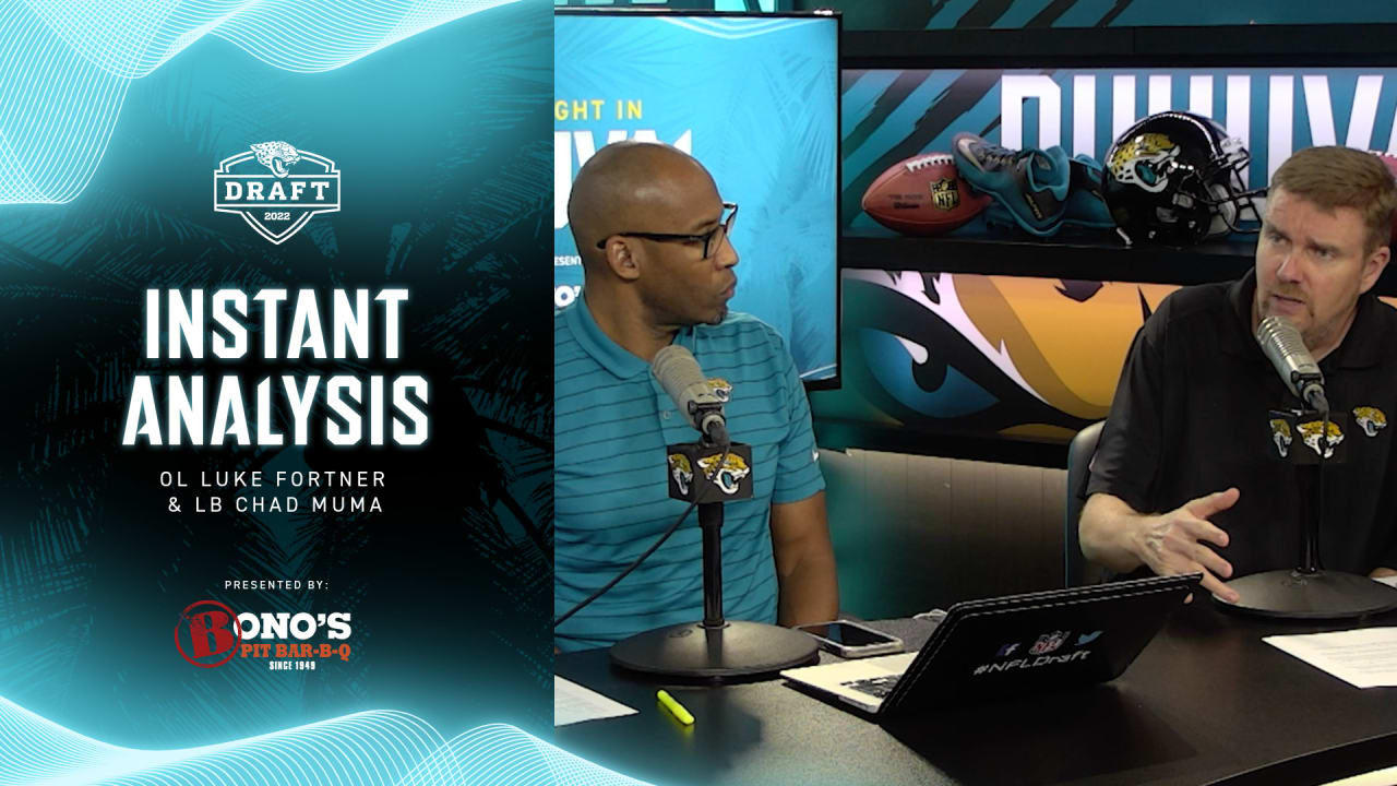 Jaguars select OL Luke Fortner & LB Chad Muma | 2022 NFL Draft ...