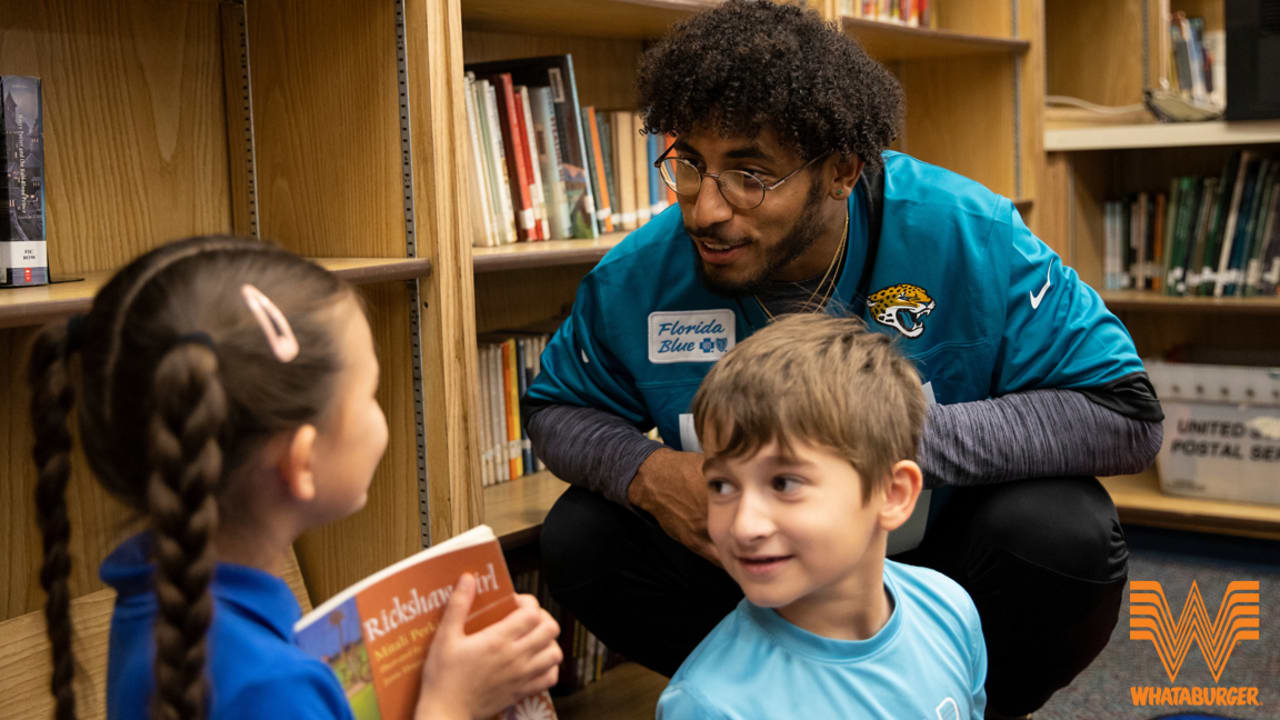 Photos | Jaguars' 2022 Literacy Locker Room pt. 1