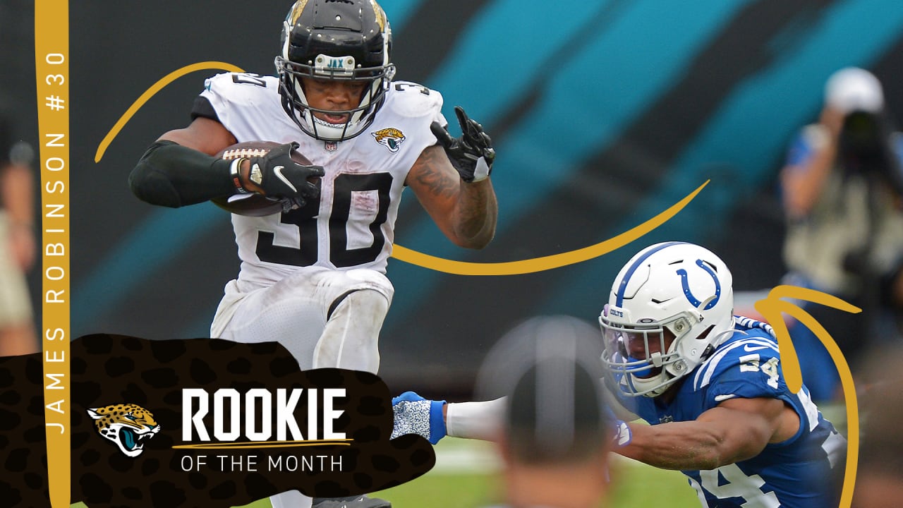 Running Back James Robinson Named NFL Rookie of the Month