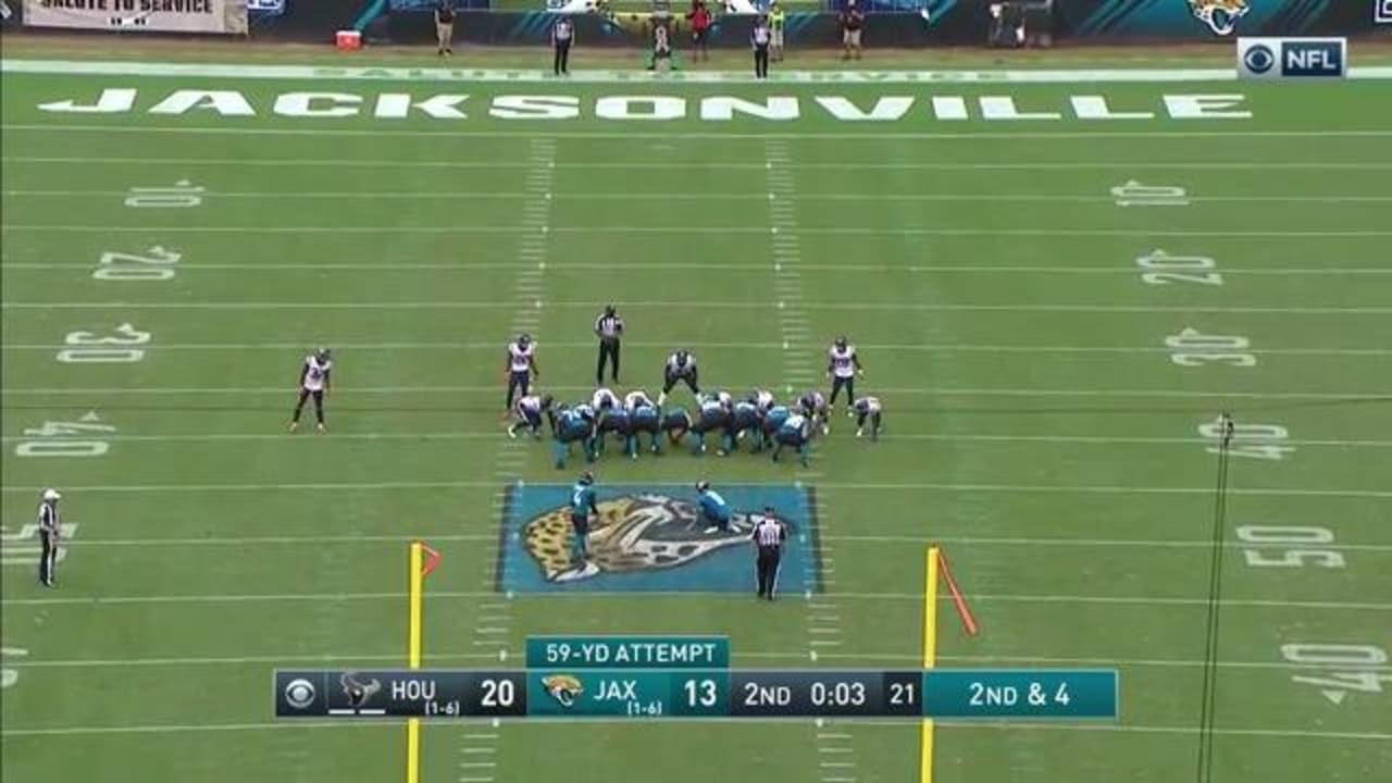 Josh Lambo's 59-yard FG ties for NFL's longest of 2020