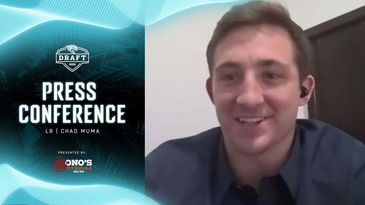 Muma: "I'm excited to finally get out there" | 2022 NFL Draft | Press ...