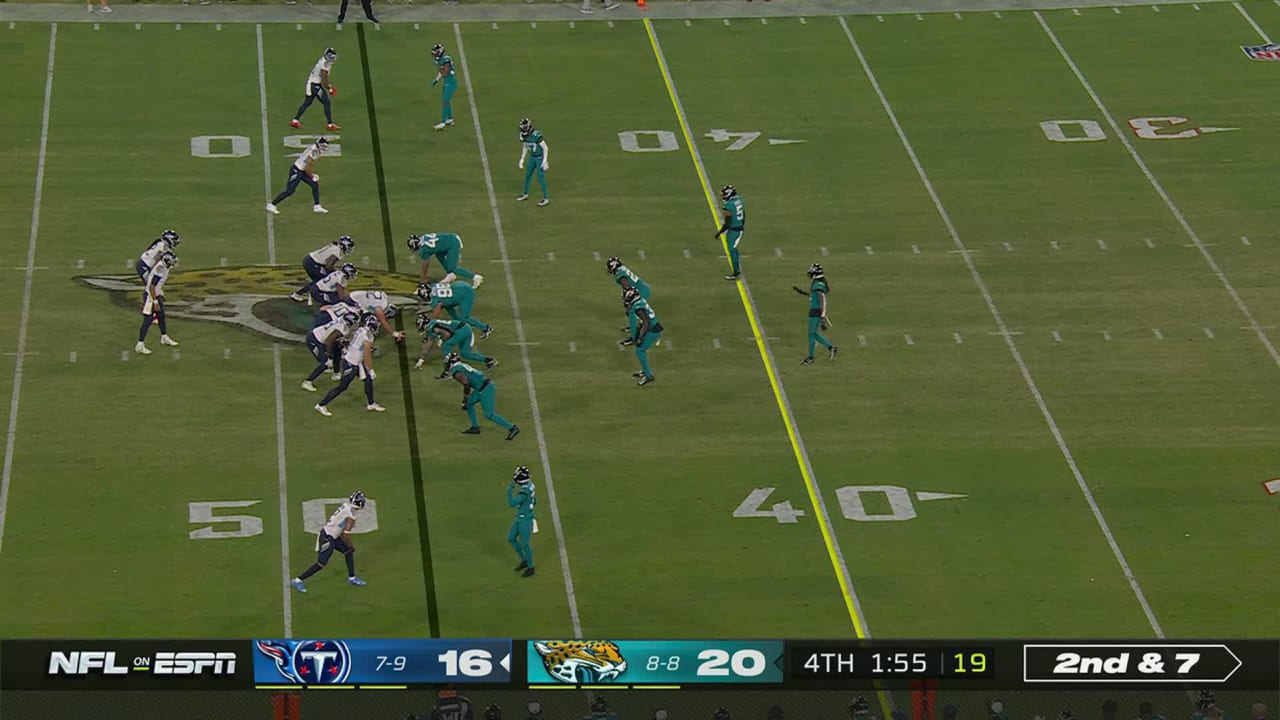 Highlight: Josh Allen strip sacks Joshua Dobbs for near turnover