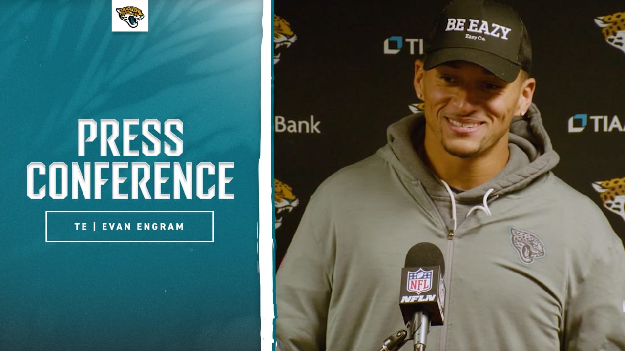 Evan Engram on returning to MetLife & getting the win | Postgame Press ...