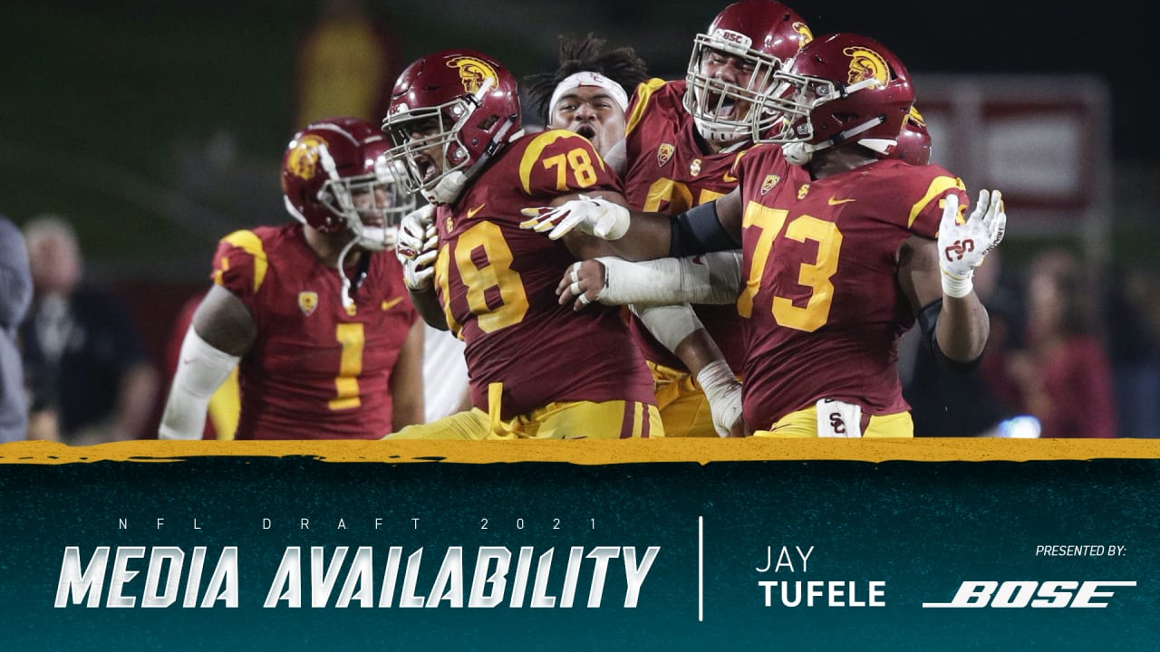 Media Availability: Defensive tackle Jay Tufele