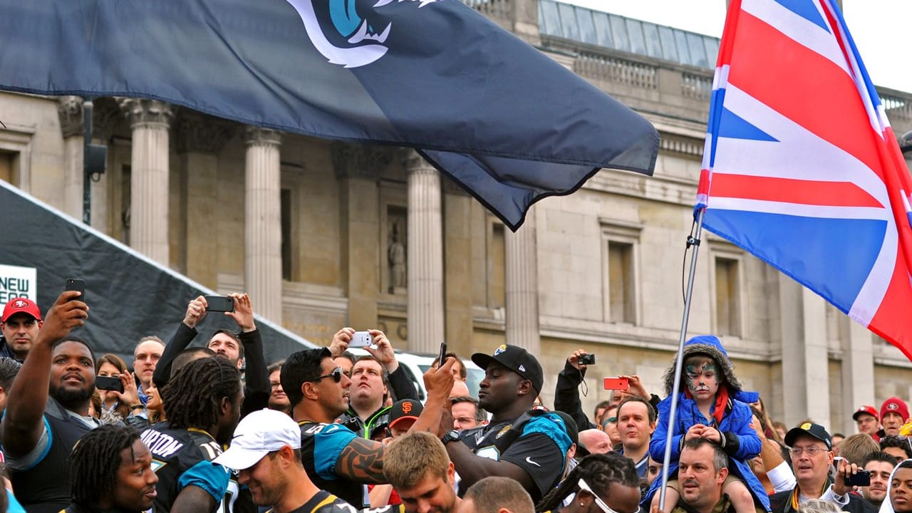 NFL Fan Rally at Trafalgar Square
