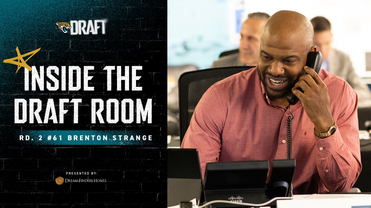 Inside the Draft Room: Brenton Strange Gets the Call | 2023 NFL Draft | Jacksonville Jaguars