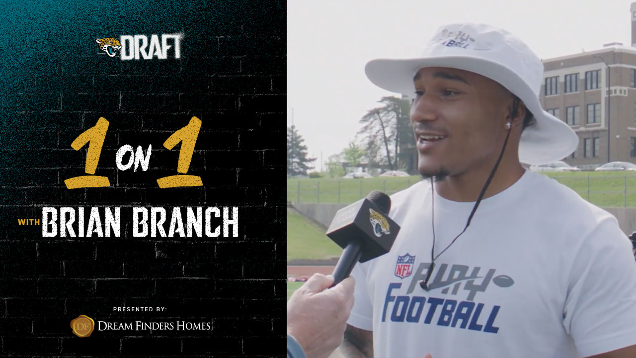 Brian Branch on Playing Trevor in High School, Versatility | 2023 NFL Draft | Jacksonville Jaguars