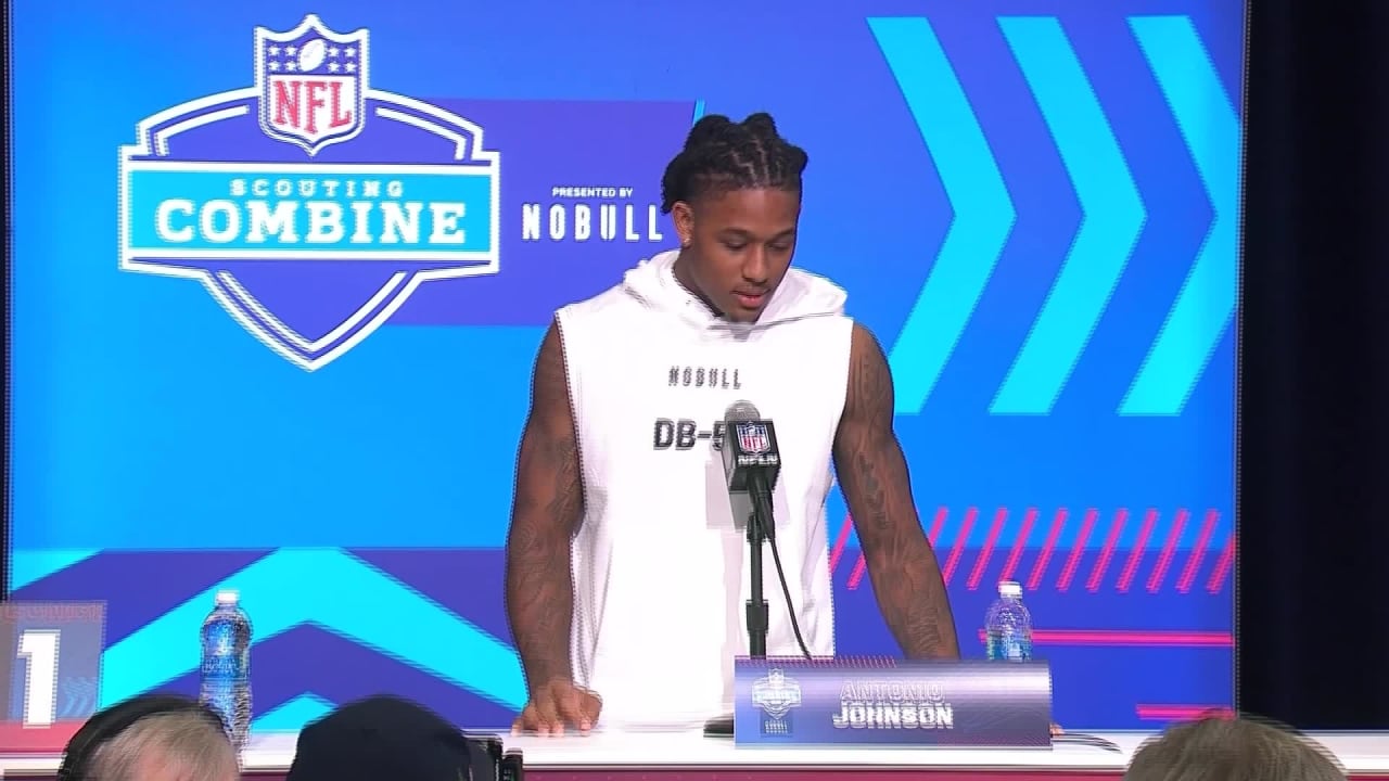 S Antonio Johnson (Texas A&M) NFL Combine Press Conference
