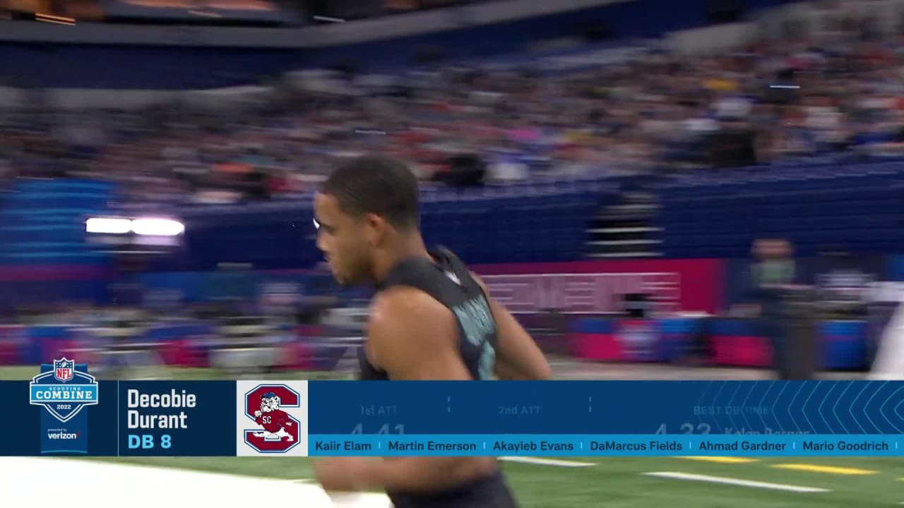 CB Cobie Durant (South Carolina State) Runs a 4.38 40-Yard Dash at the ...