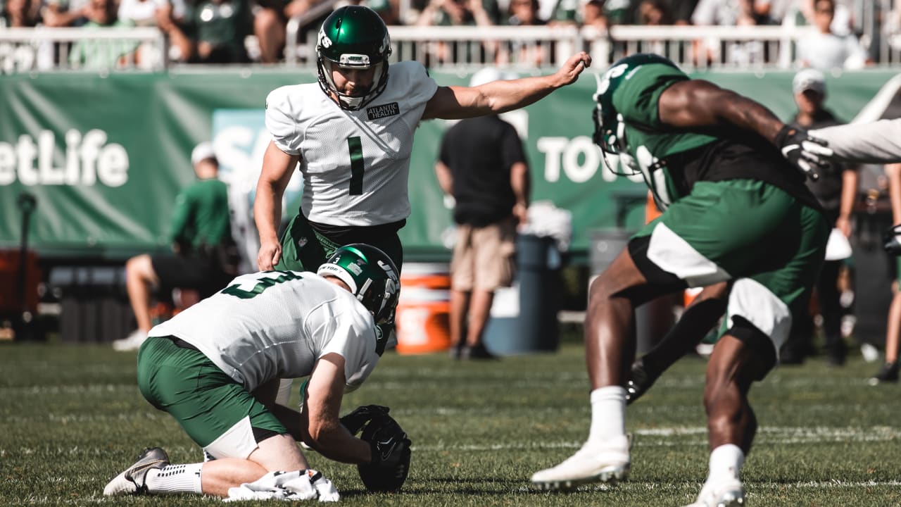 New Jets K Taylor Bertolet Is Back, Hoping to Put His Best Foot Forward