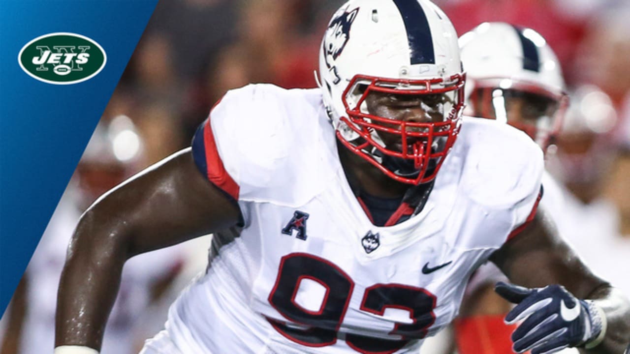 New York Jets select UCONN defensive tackle Folorunso Fatukasi No. 180 ...