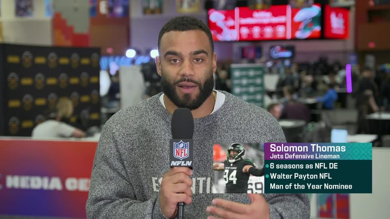 Solomon Thomas Joins 'Super Bowl Live' to Discuss Being the Jets ...