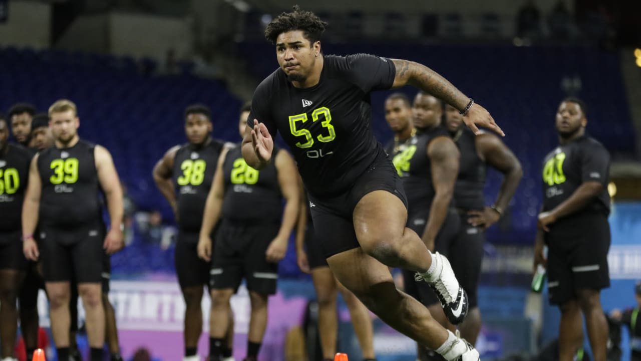 2020 Combine Workout in Photos | Offensive Line