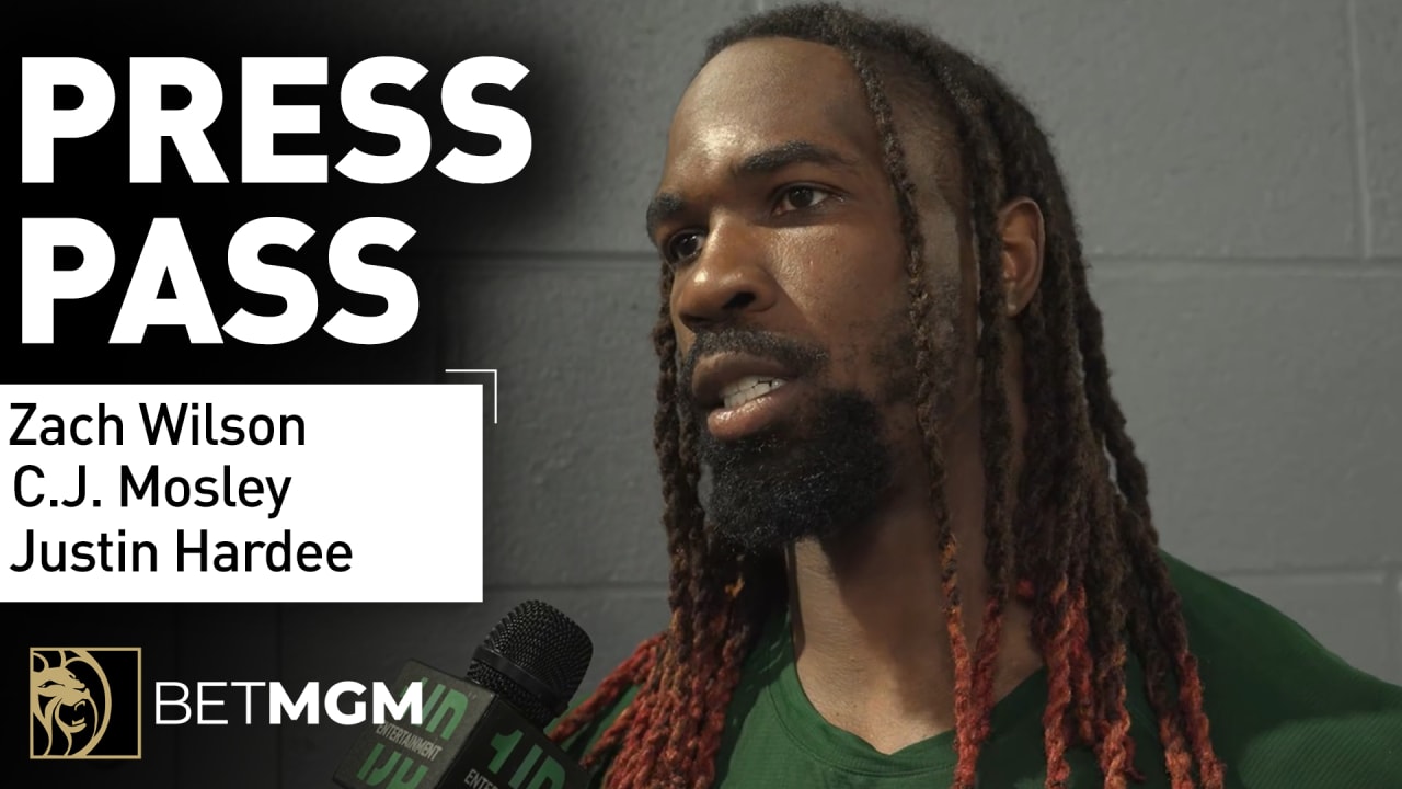 Jets Press Pass | Zach Wilson, C.J. Mosley & Justin Hardee Postgame in ...