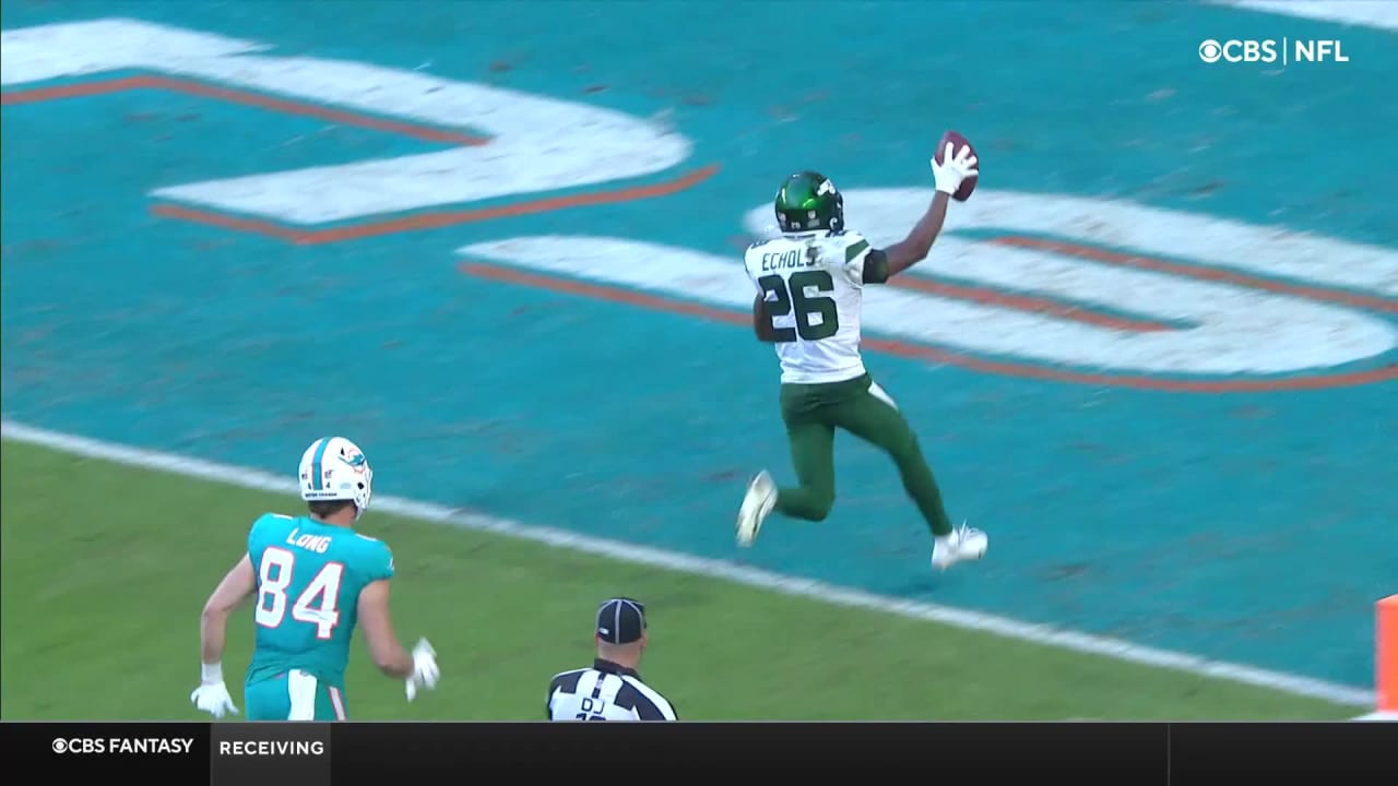 Highlight | Brandin Echols Picks Off Tua Tagovailoa and Returns it for ...