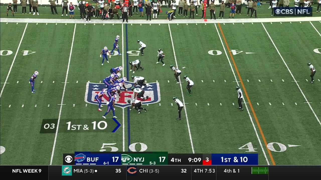 Highlight | Jermaine Johnson Chases Down Josh Allen for a Sack