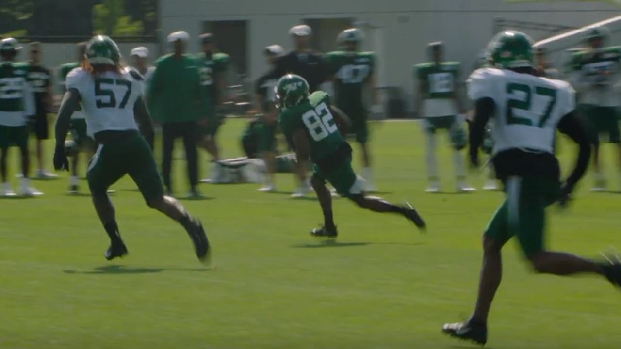 Training Camp Highlight: Jamison Crowder Big Play, Brian Poole Big Hit