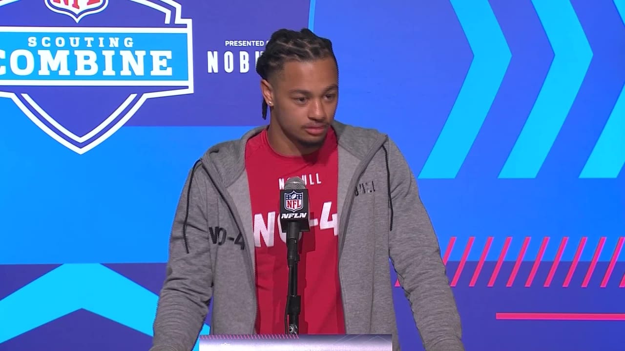 WR Jaxson Smith Njigba (Ohio State) NFL Combine Press Conference