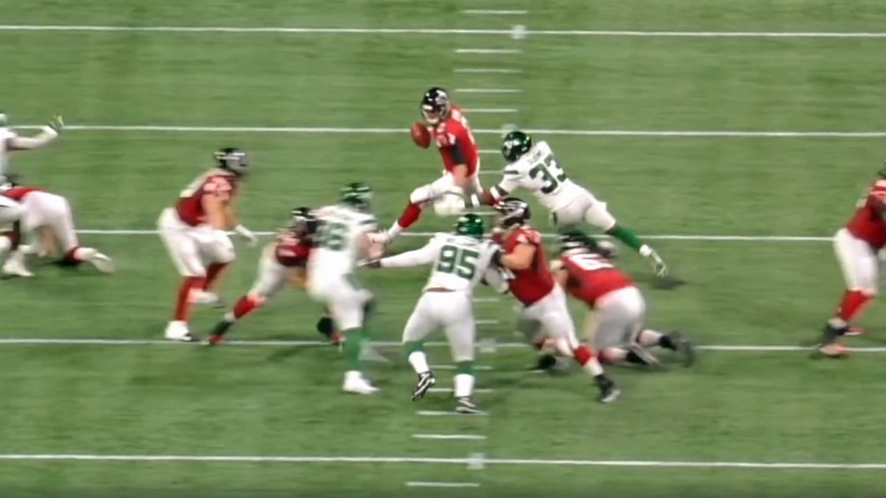 Highlights: Watch the Jets Sack Matt Ryan Three Times