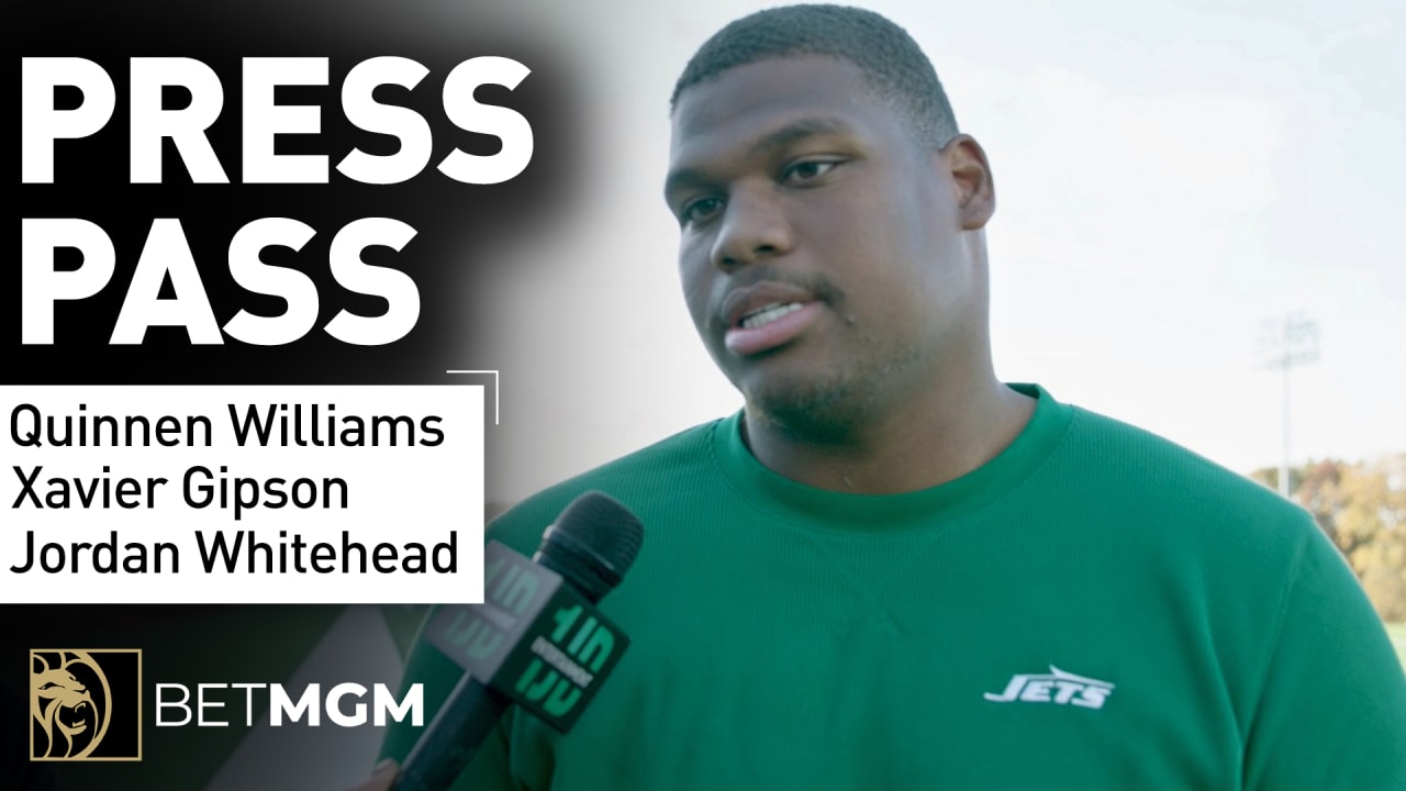 Jets Press Pass | Quinnen Williams, Xavier Gipson, Jordan Whitehead