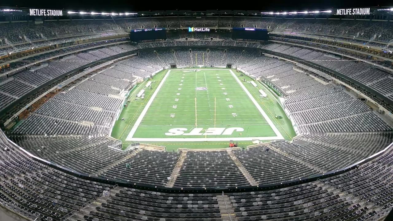 Timelapse | MetLife Stadium Changeover from the Army-Navy Game to Jets ...
