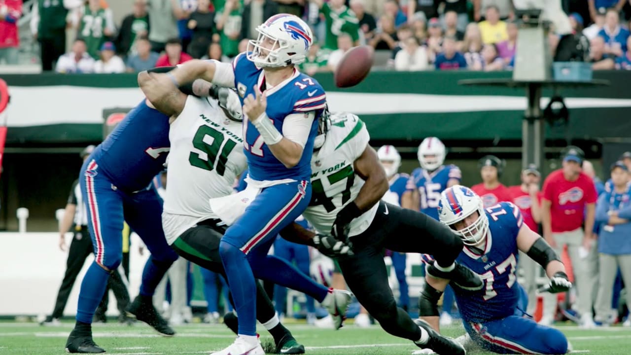 Radio Calls of the Game | Bryce Huff's Strip-Sack of Josh Allen & Sauce ...