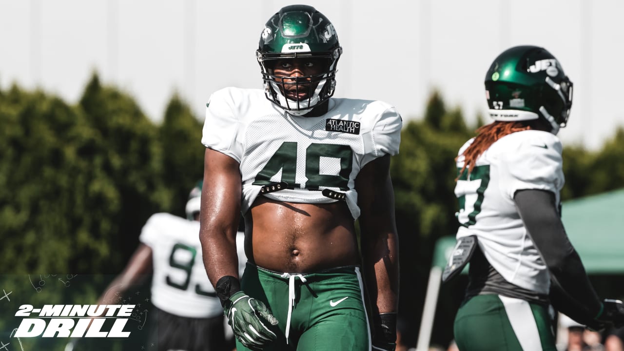 2-Minute Drill: Jordan Jenkins Evaluates the Defense During Training Camp