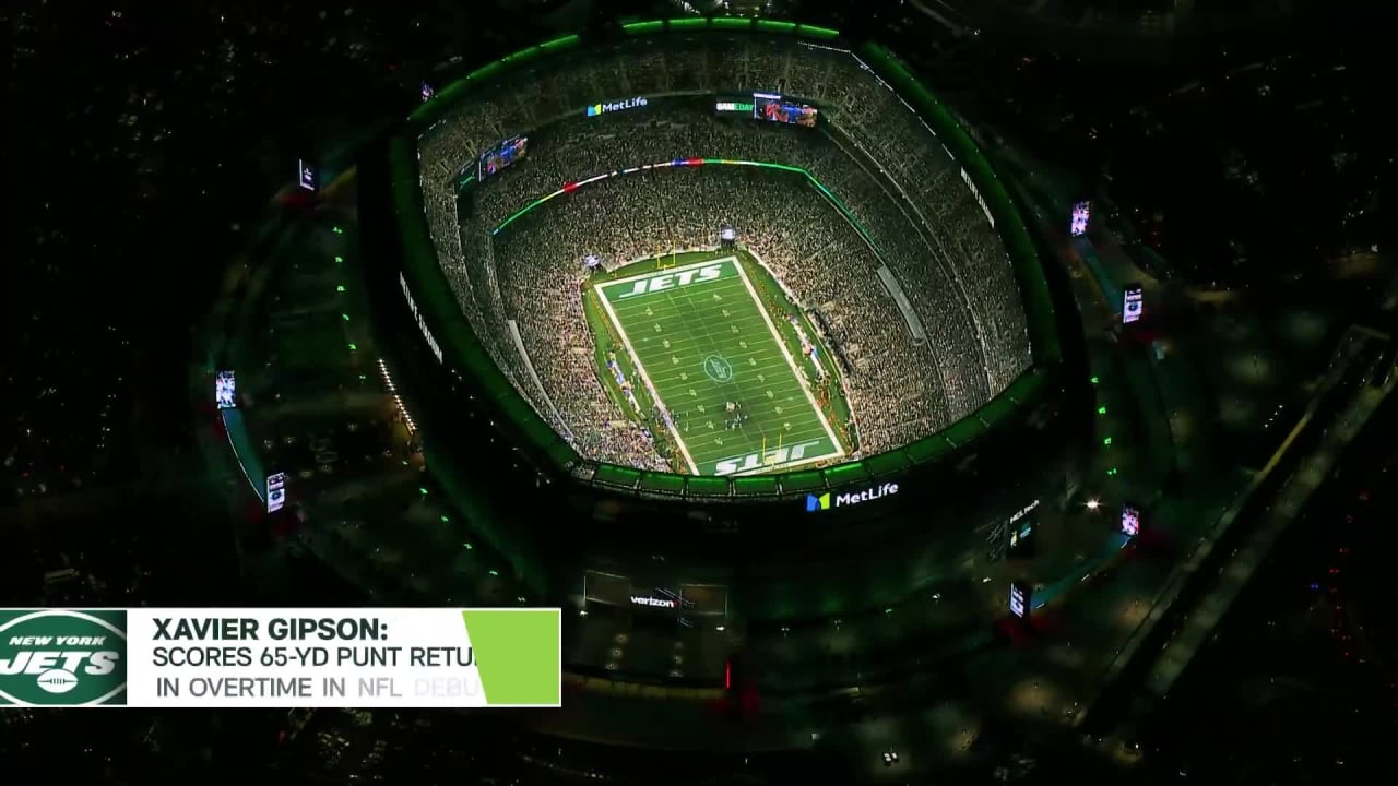 Next Gen Stats | Numbers Behind Xavier Gipson's Walk-Off Punt Return TD in Week 1