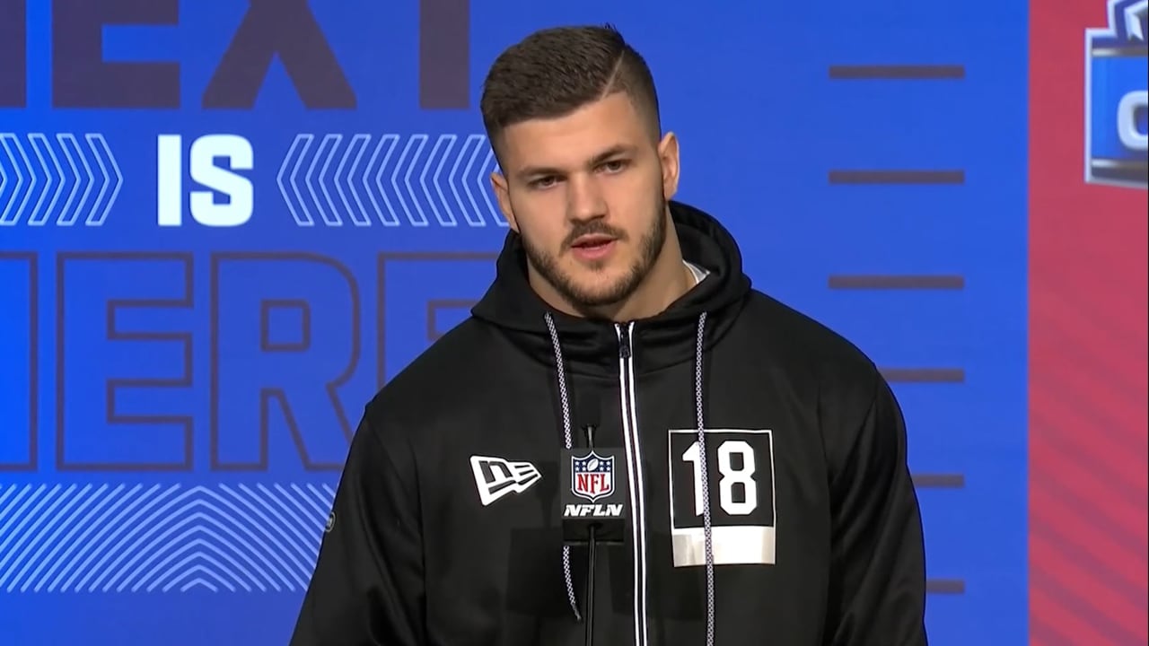 TE Jeremy Ruckert (Ohio State) NFL Combine Press Conference
