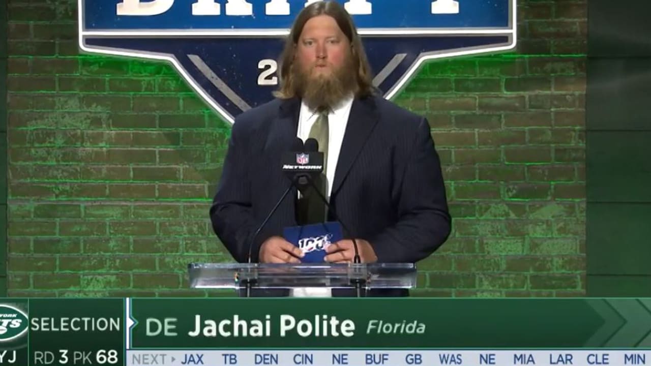 Draft Selection: Jets Pick Florida DE Jachai Polite