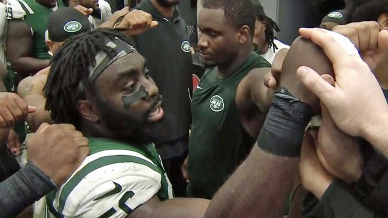 Inside the Winning Locker Room at Cleveland
