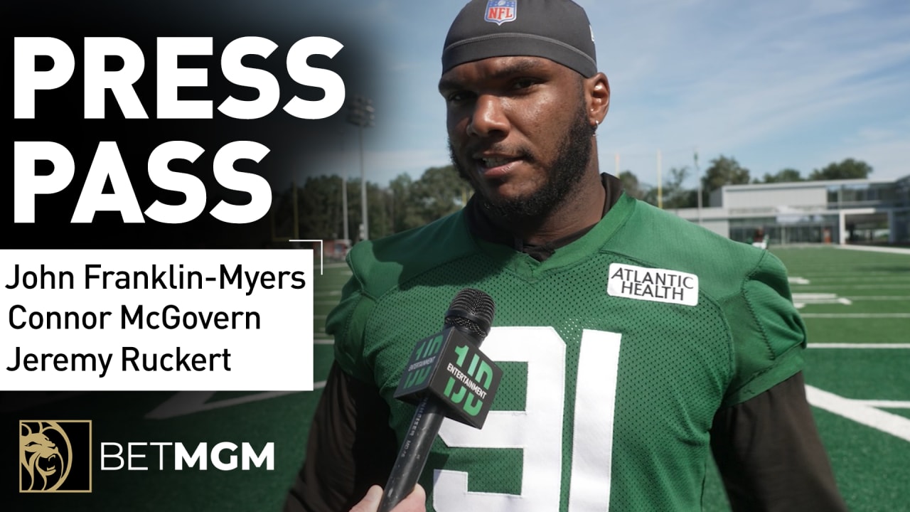 Jets Press Pass | John Franklin-Myers, Connor McGovern & Jeremy Ruckert ...