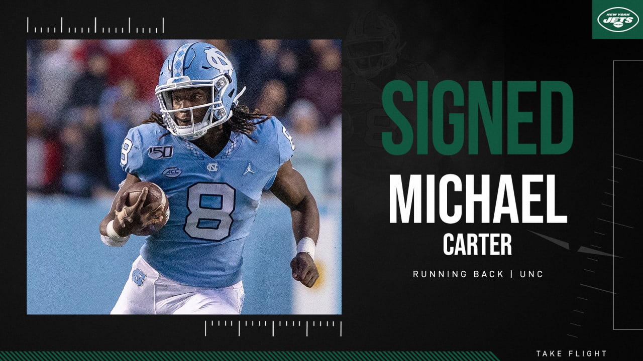 Jets Sign Rookie RB Michael Carter