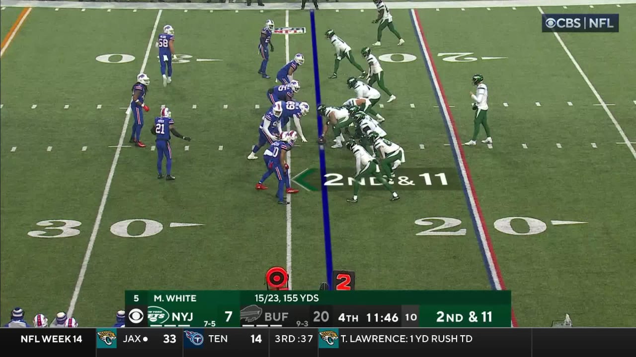 Highlight | Mike White to Garrett Wilson Across the Middle for 13 Yards