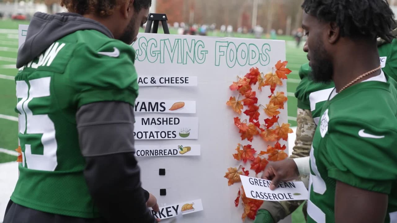 How Do Jets Players Rank the Foods of Thanksgiving Dinner?