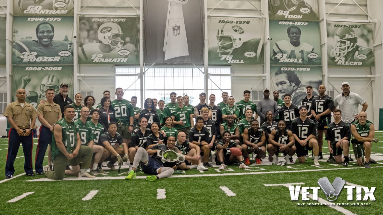Gallery | Jets Host Military Flag Football Game at the Atlantic Health ...
